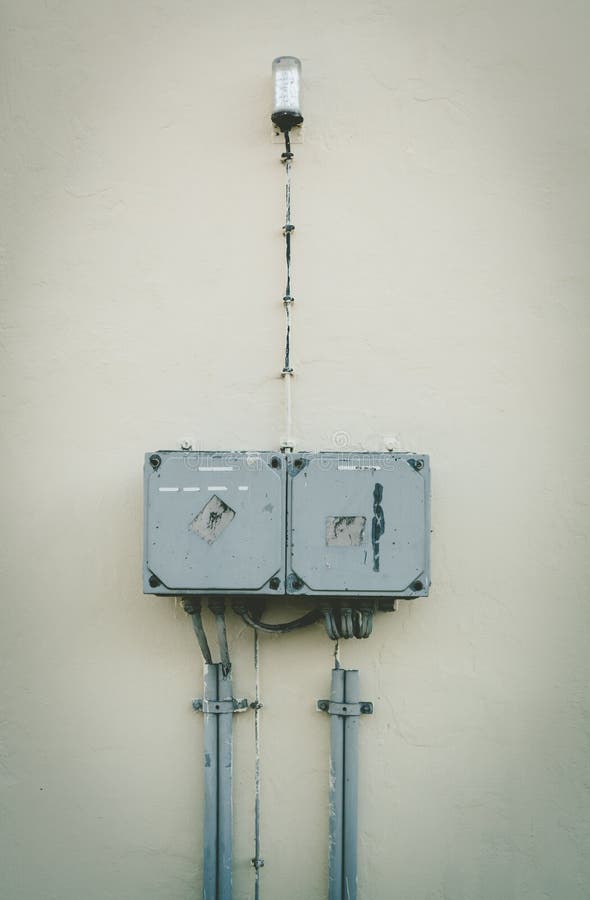 Old electrical box stock photo. Image of domestic, fixture - 45831668