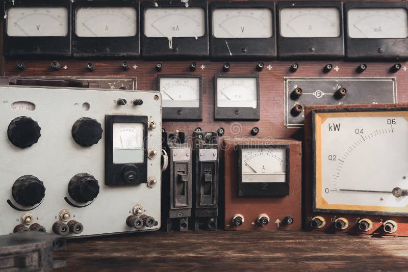 Old electrical equipment stock photo. Image of radio - 204293416