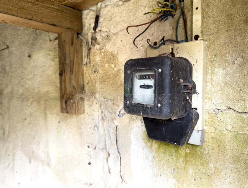 Old Electrical Meter Vintage Retro Time for New Things Stock Image ...