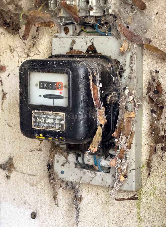 Old Electrical Meter Vintage Retro Time for New Things Stock Photo ...