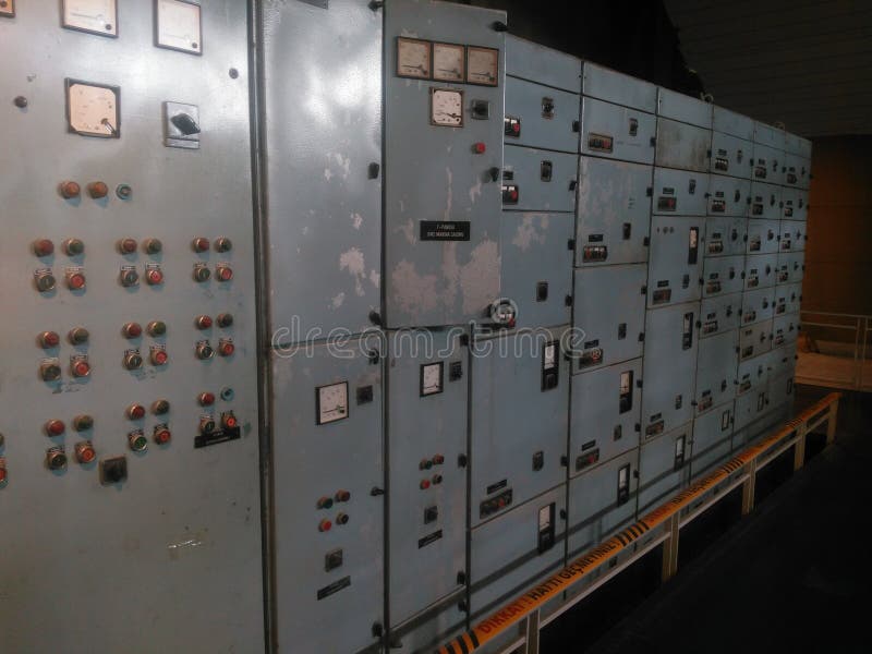 Old electrical panels stock photo. Image of citrus, panels - 182138658