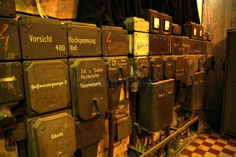 Old electrical switchboard editorial image. Image of high - 314167585