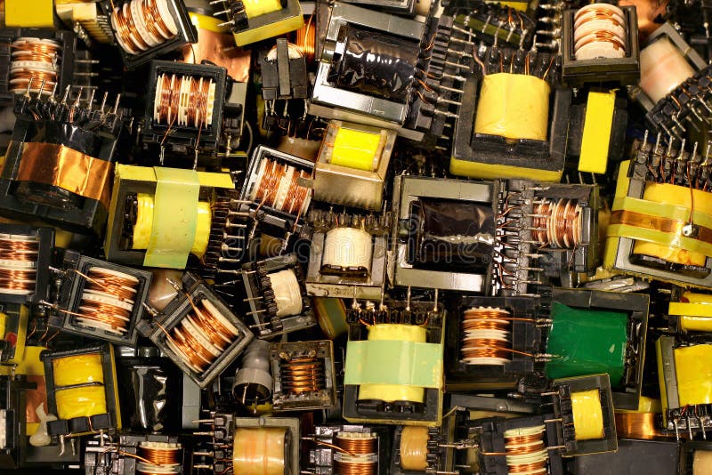 Old Electrical Transformers Stock Photo - Image of power, transformer ...