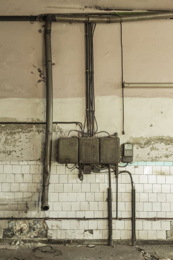 Old electrical wires stock photo. Image of equipment - 67632832