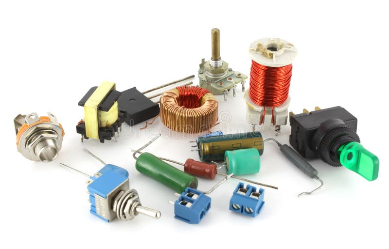Old electronic components stock photo. Image of controls - 19849998