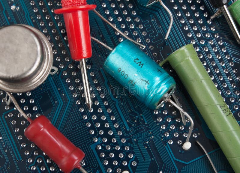 Old electronic components stock image. Image of radio - 133852305