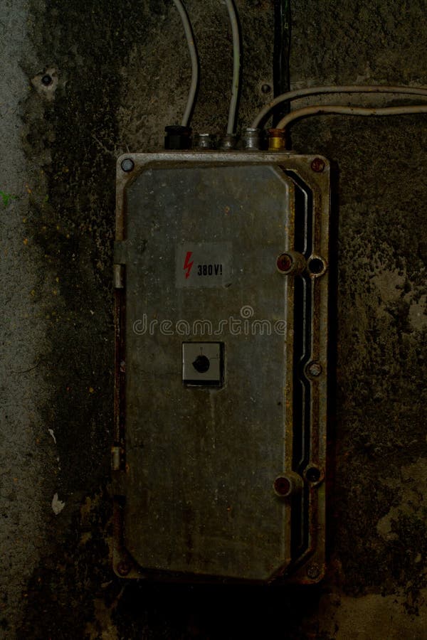 Old Electronic Control Panel Stock Photo - Image of connection ...