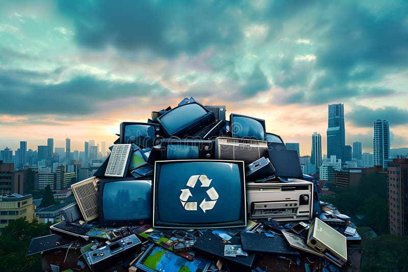 E Waste Sign Electronic Devices Stock Photos - Free & Royalty-Free ...