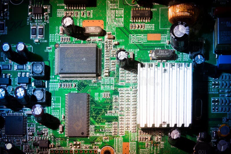 Old Electronic Equipment with Vintage Style Usefull As Background Stock ...