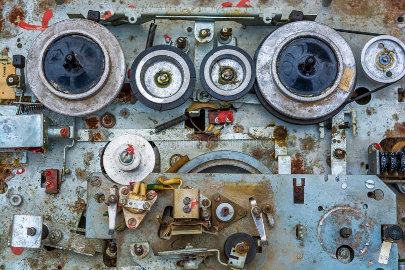 Old electronics stock image. Image of electrical, used - 234812909