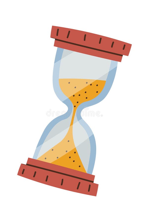 Old Elegant Sand Table Watch Flat Icon Stock Vector - Illustration of ...