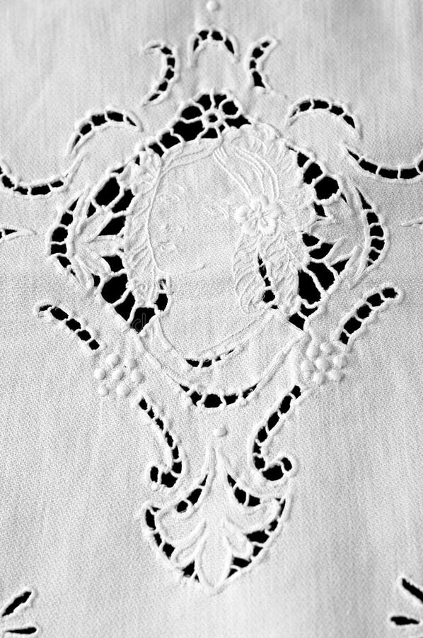 Old embroidery stock photo. Image of linen, doily, hobby - 33498362