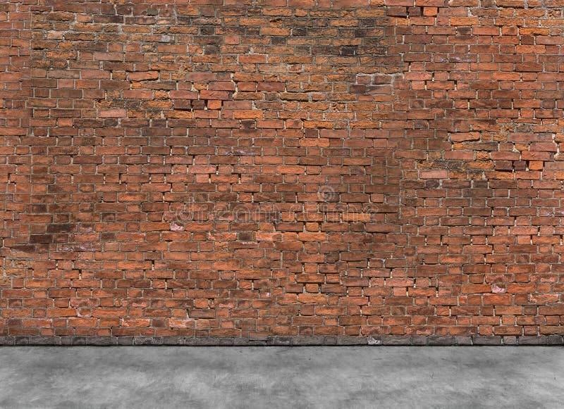 Old Worn Down Brick Wall stock image. Image of background - 19826519
