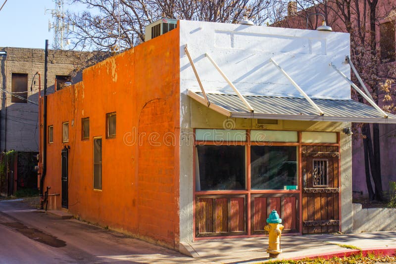 Vacant Corner Commercial Storefront Building Stock Photo - Image of ...