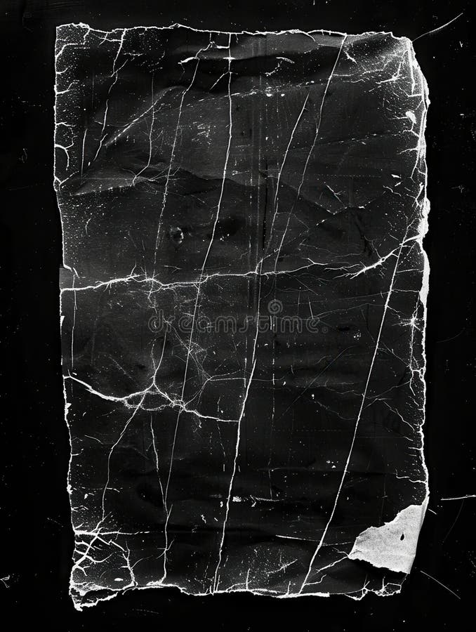 An Old, Empty, and Damaged Cardboard Card Showcases a Weathered Surface ...