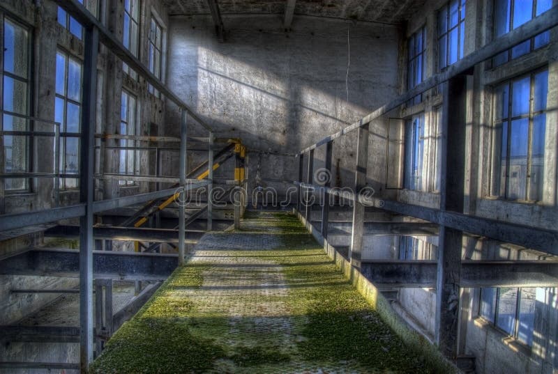 Empty factory interior stock image. Image of construction - 20123927