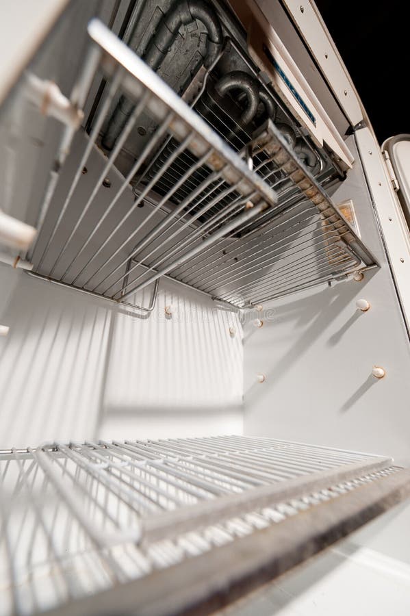 Old empty fridge stock image. Image of kitchen, storage - 50374083