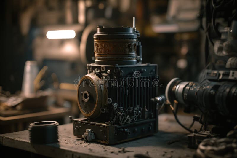 Old Empty Mechanical Workshop with Many Messy Things Created by ...