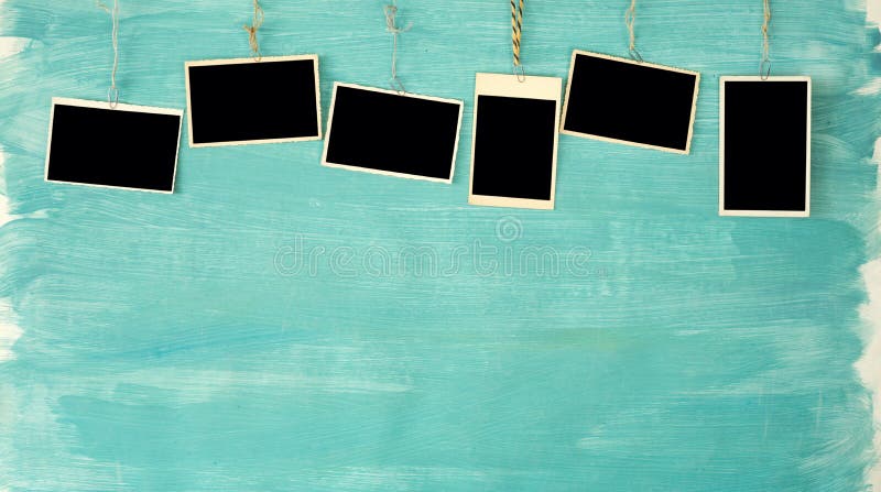 Old Empty Photo Frames, Hanging Vintage Empty Photo Prints,space for ...