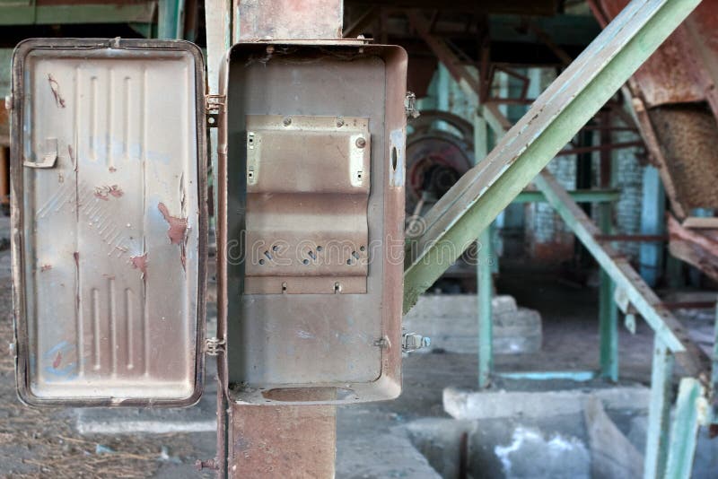 Old Empty Power Control Box Stock Photo - Image of obsolete, power ...