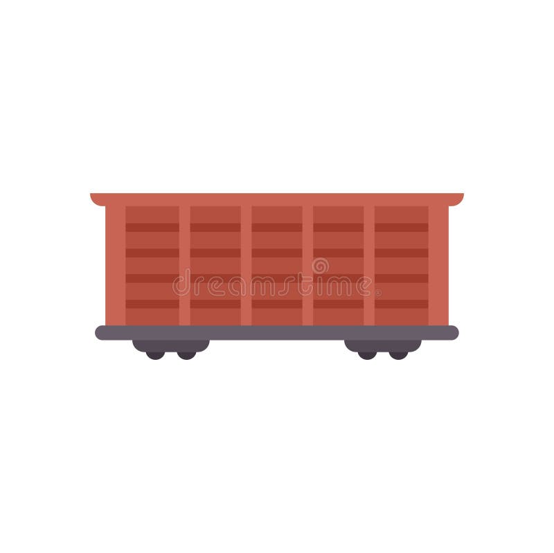Old Empty Wagon Train Wagging through Countryside Stock Illustration ...