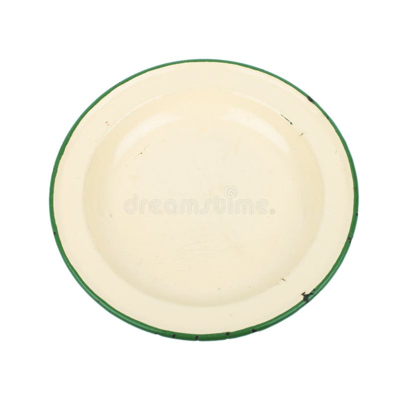 Old Enamel Plate stock photo. Image of enamel, white - 21817028