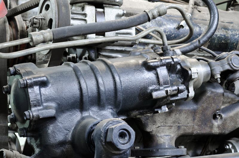 Outdated broken engine stock image. Image of autos, museum - 24058091