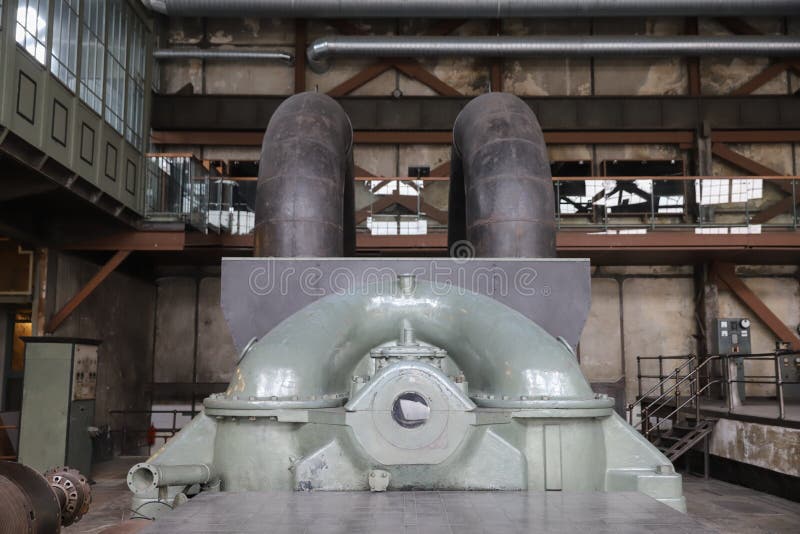 Engine of an Old Power Plant Stock Image - Image of retro, dirty: 219400491