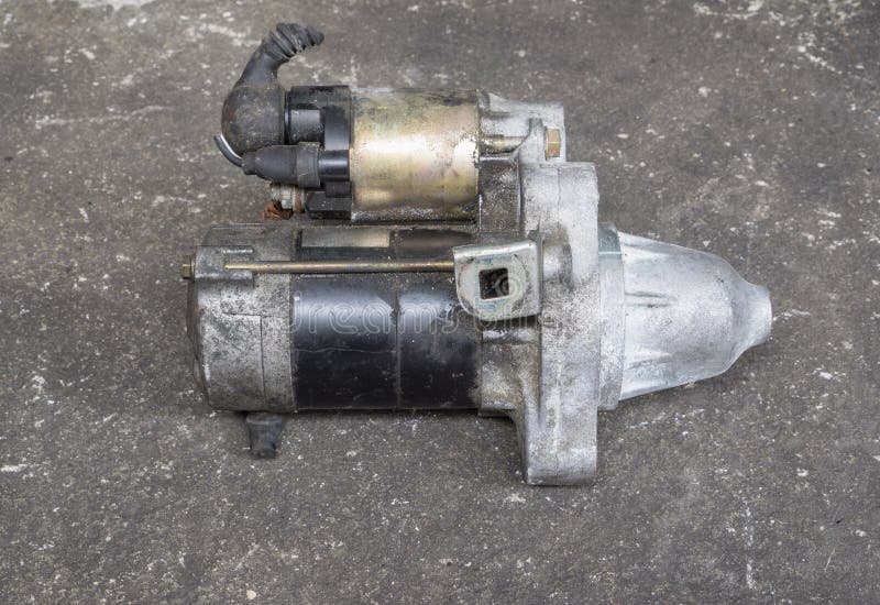 Old engine starter stock photo. Image of cycle, hydraulic - 77999662