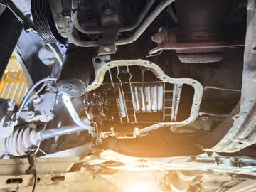 Old Engine Valve Open Engine Cover Engine Repair Stock Photo - Image of ...