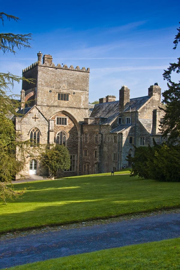 Old english abbey building stock photo. Image of tree - 19335788
