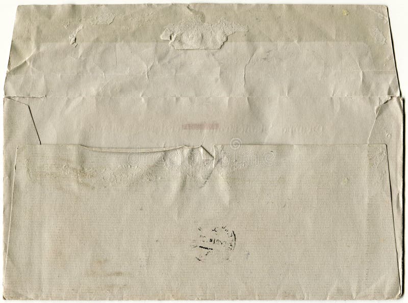 Old envelope stock photo. Image of document, announcement - 18831776