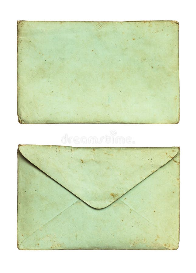 Old Postcard, Mail Envelope, Open Letter, Stamp Collection Stock Image ...