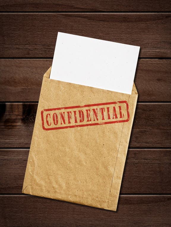 Old Envelope with Top Secret Stamp. Stock Photo - Image of spying ...