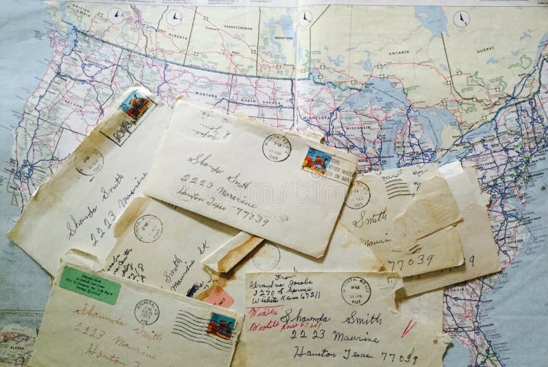 Old envelopes editorial photography. Image of date, stamped - 70272597