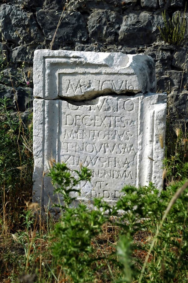 Old - Cyrillic Inscription on a Stone Stock Image - Image of orthodox ...