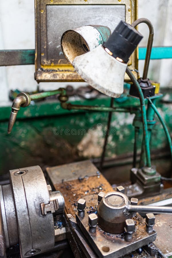 Old Equipment, Tools in a Rustic Style in an Abandoned Mechanical ...