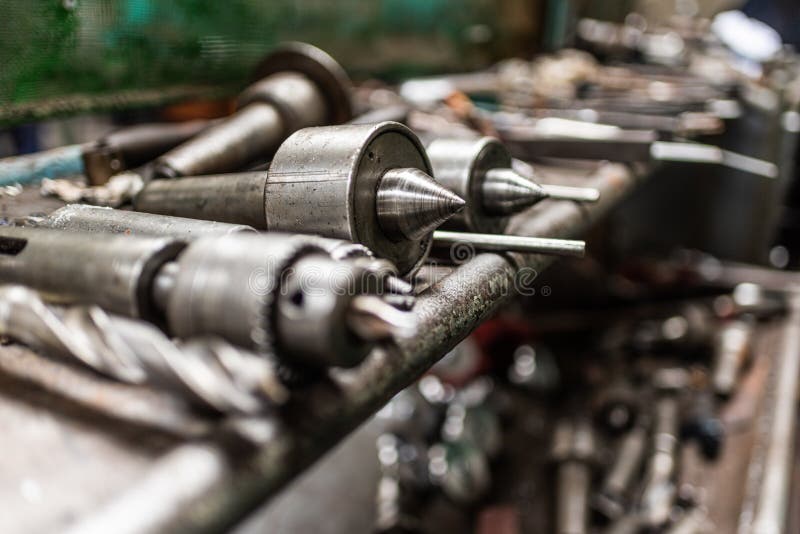 Old Equipment, Tools in a Rustic Style in an Abandoned Mechanical ...
