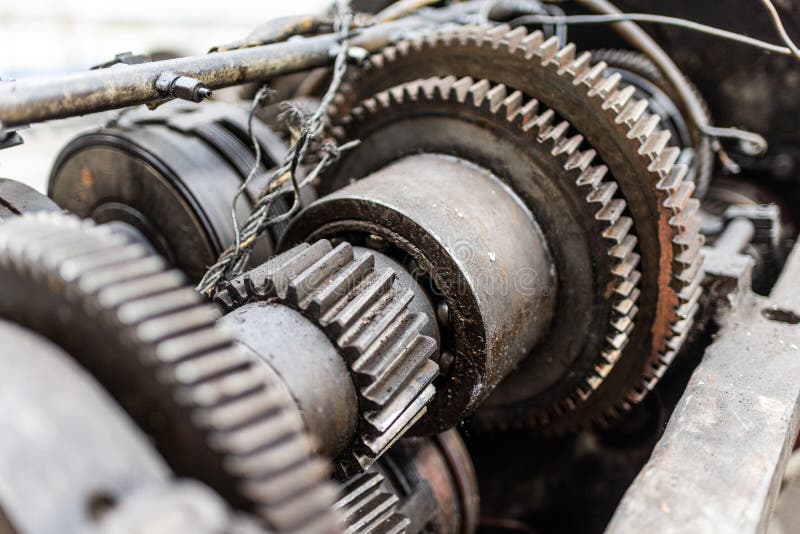 Old Equipment, Tools in a Rustic Style in an Abandoned Mechanical ...