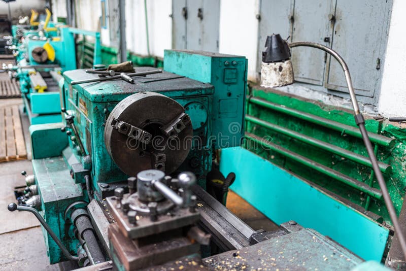 Old Equipment, Tools in a Rustic Style in an Abandoned Mechanical ...