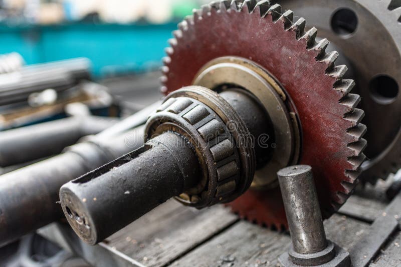 Old Equipment, Tools in a Rustic Style in an Abandoned Mechanical ...