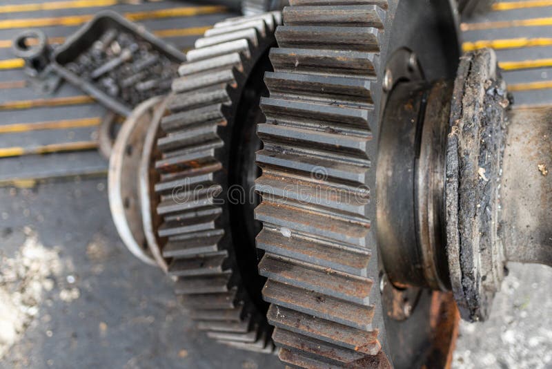 Old Equipment, Tools in a Rustic Style in an Abandoned Mechanical ...