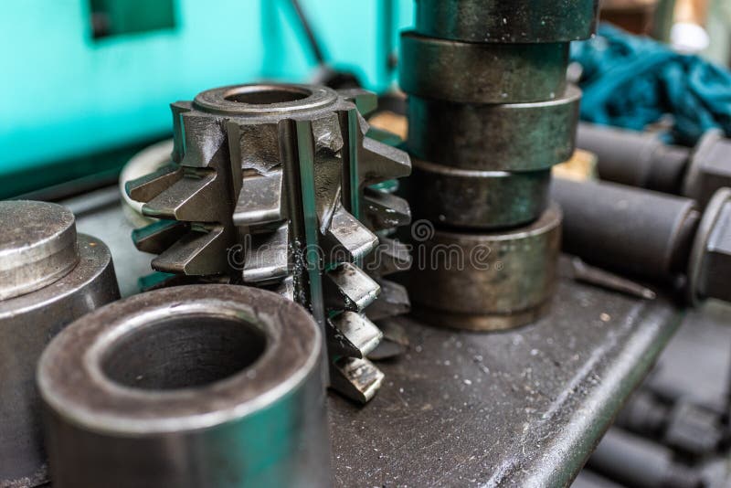 Old Equipment, Tools in a Rustic Style in an Abandoned Mechanical ...