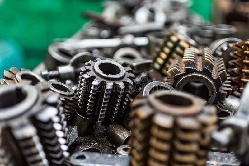 Old Equipment, Tools in a Rustic Style in an Abandoned Mechanical ...