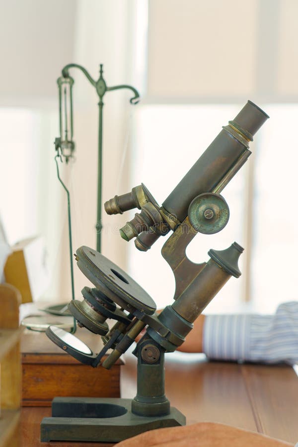 Old Equipment and Science Experiments in Laboratory Stock Image - Image ...