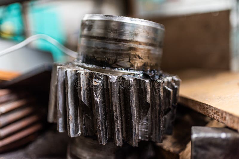 Old Equipment, Tools in a Rustic Style in an Abandoned Mechanical ...