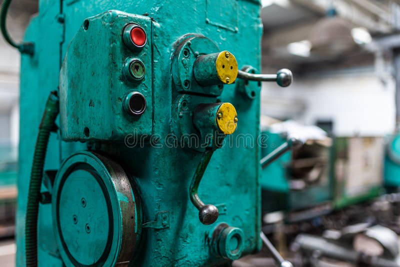 Old Equipment, Tools in a Rustic Style in an Abandoned Mechanical ...