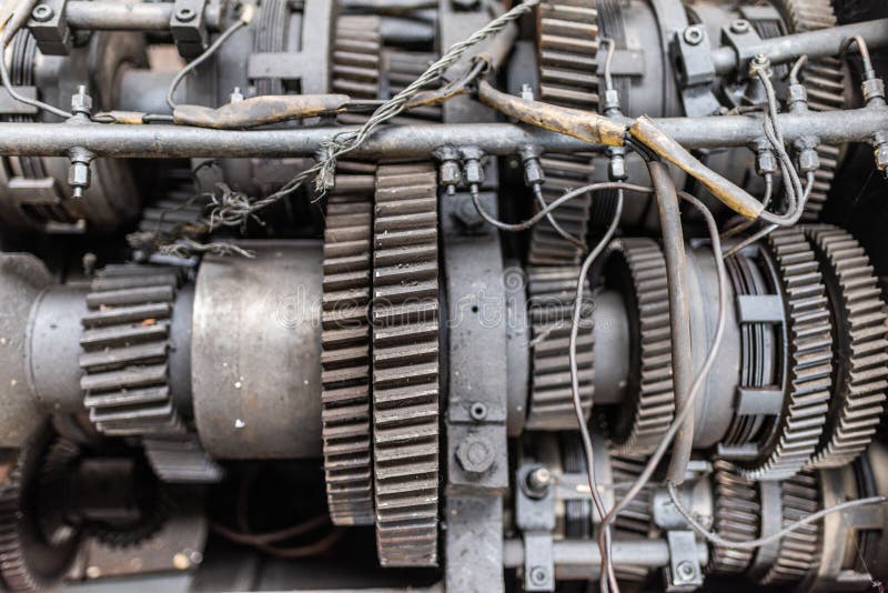 Old Equipment, Tools in a Rustic Style in an Abandoned Mechanical ...