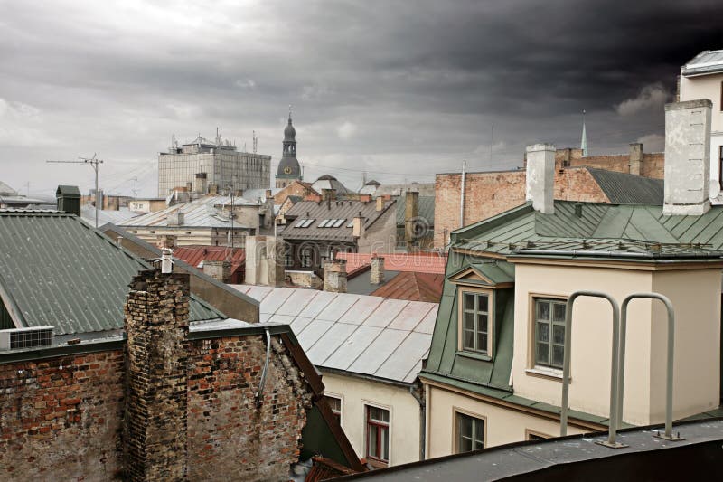 Old European cityscape stock photo. Image of city, architecture - 4081072