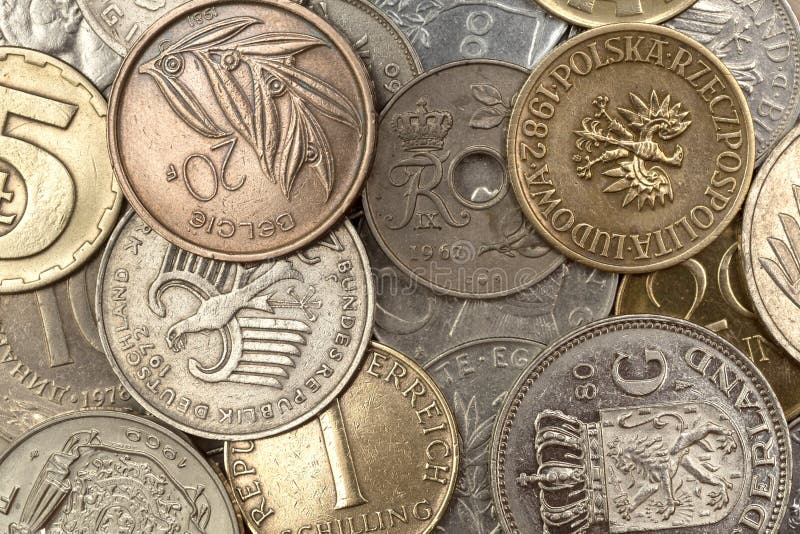 Old european coins stock photo. Image of ancient, numismatic - 174577490